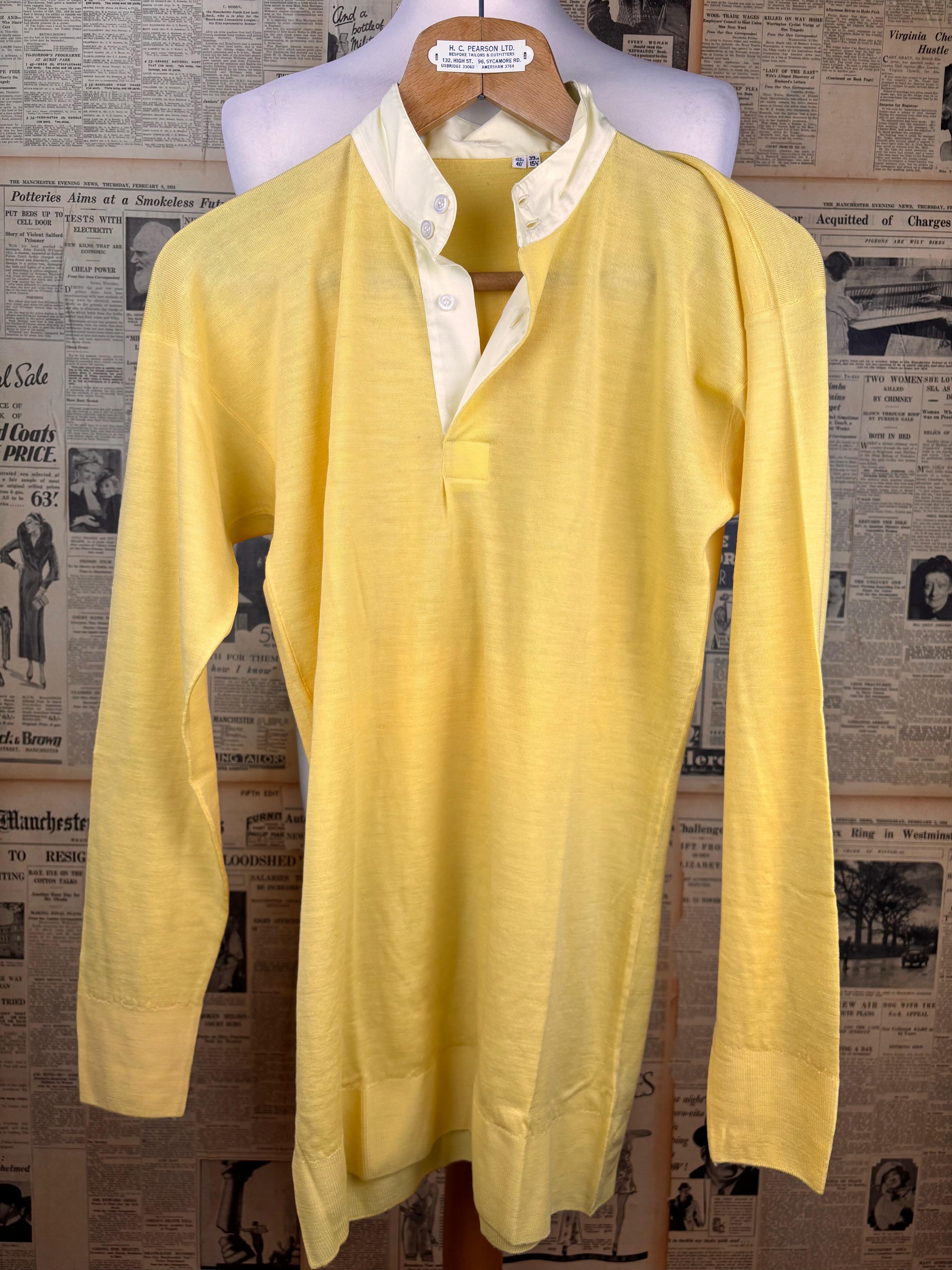 Huntsman 1960's 70's merino wool hunt shirt size 15.5