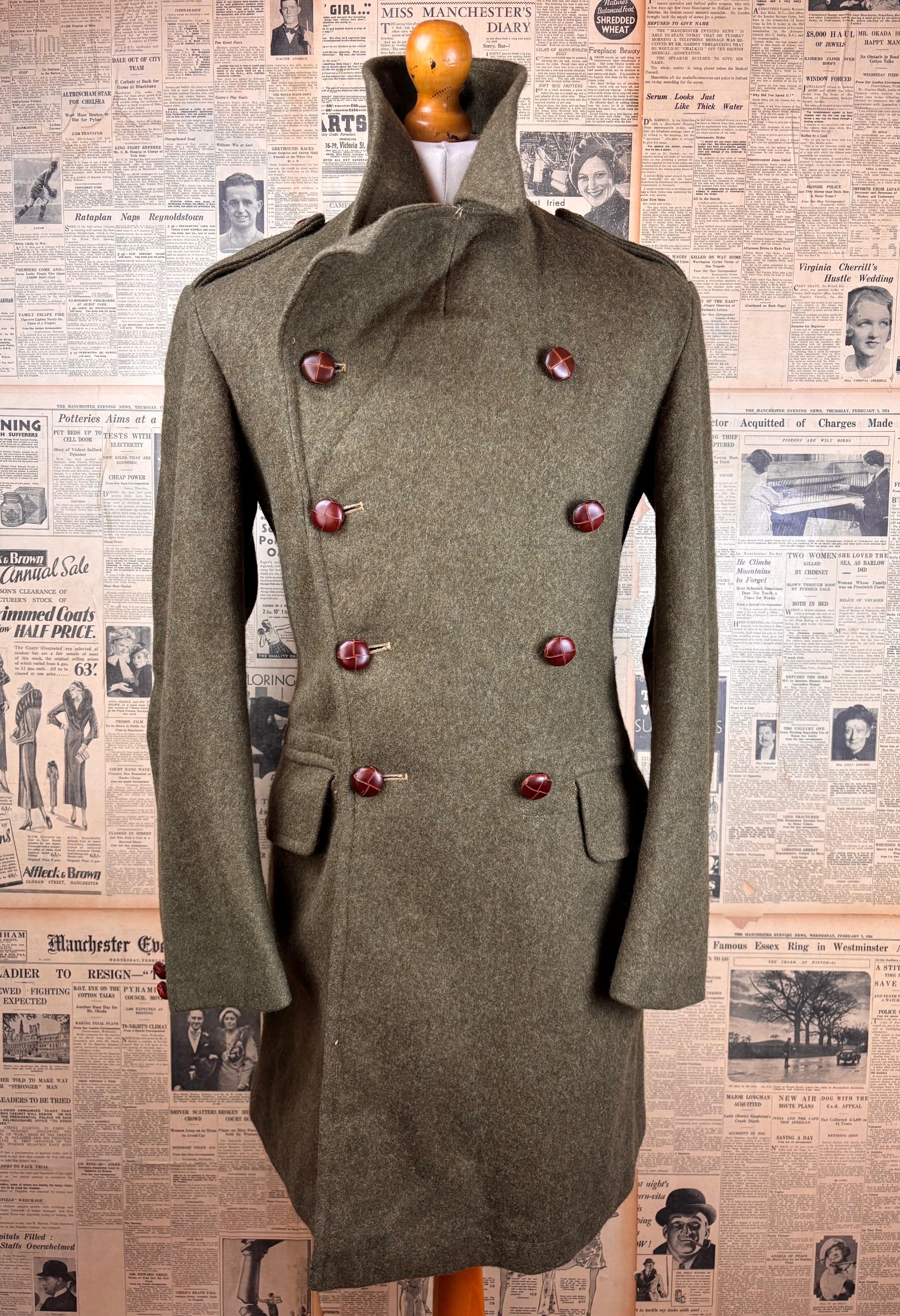 Army greatcoat peacoat size 40 42 long