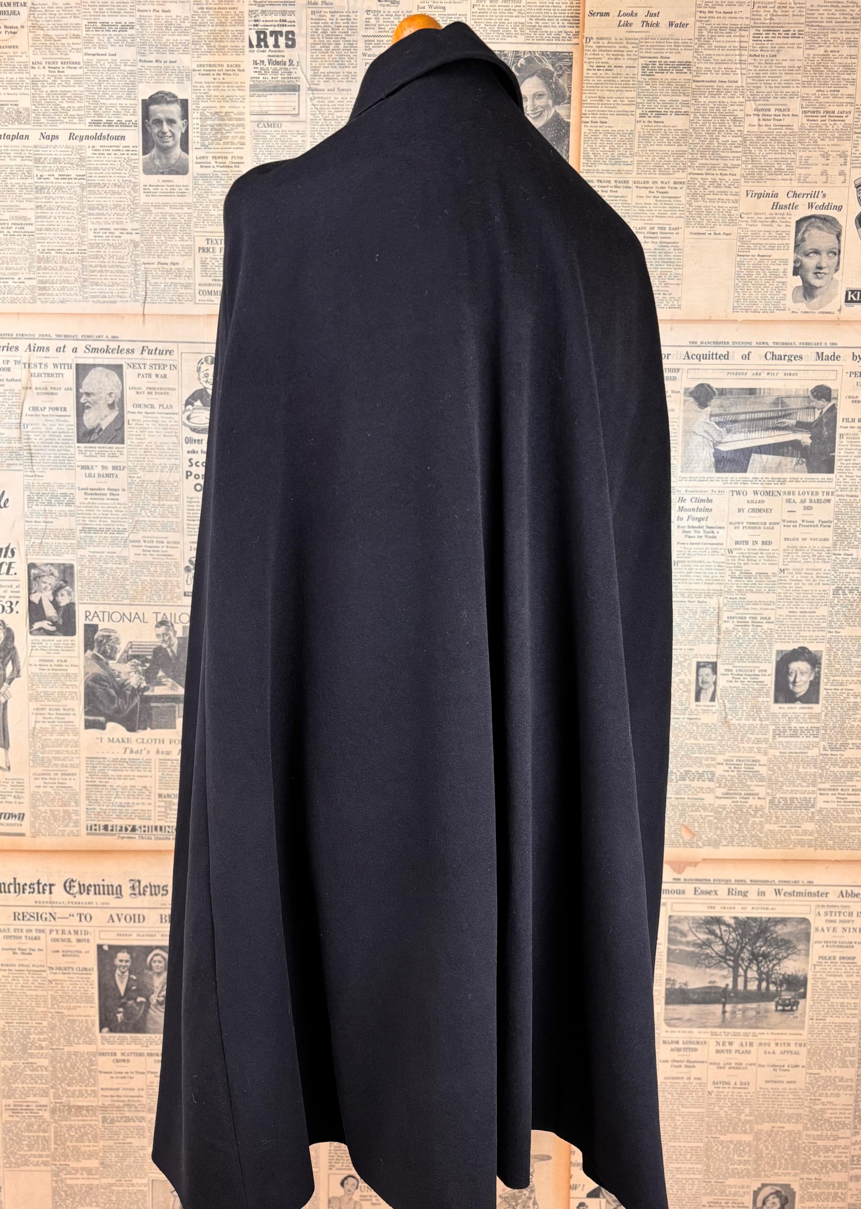 Bespoke Naval doe skin cape