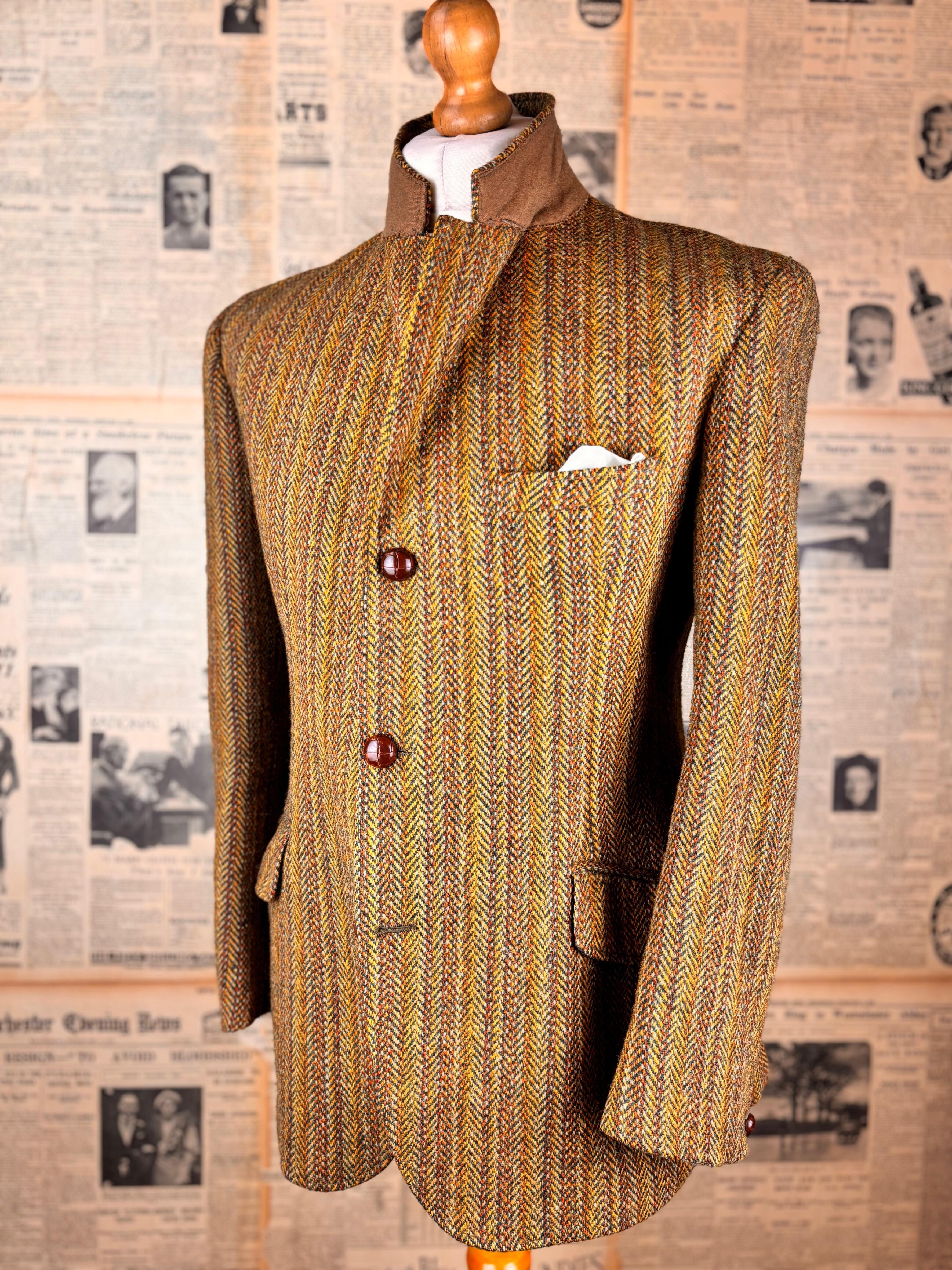 John Collier 1960's loud three button tweed size 42