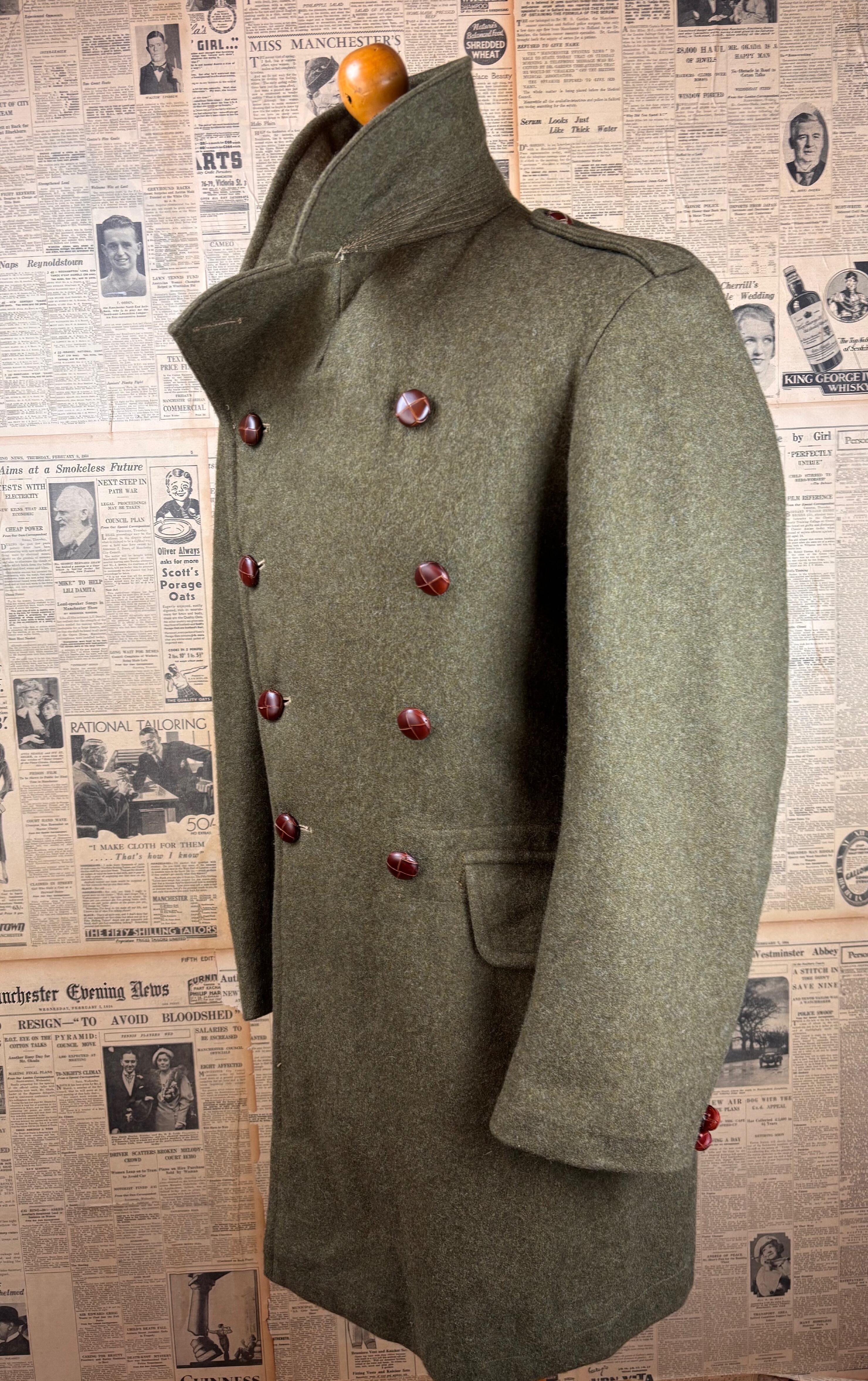 Army greatcoat peacoat size 40 42 long