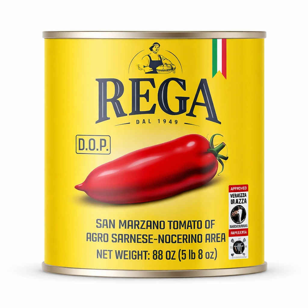 Rega San Marzano DOP Tomatoes 2.5kg – Premium Italian Catering Tin