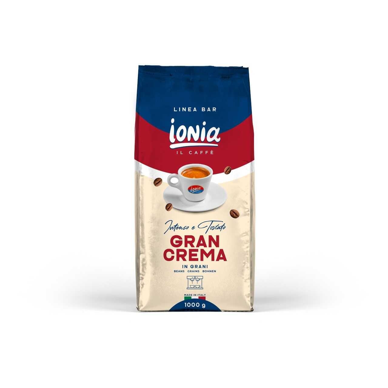 Ionia Gran Crema Coffee Beans 1kg – Premium Italian Espresso