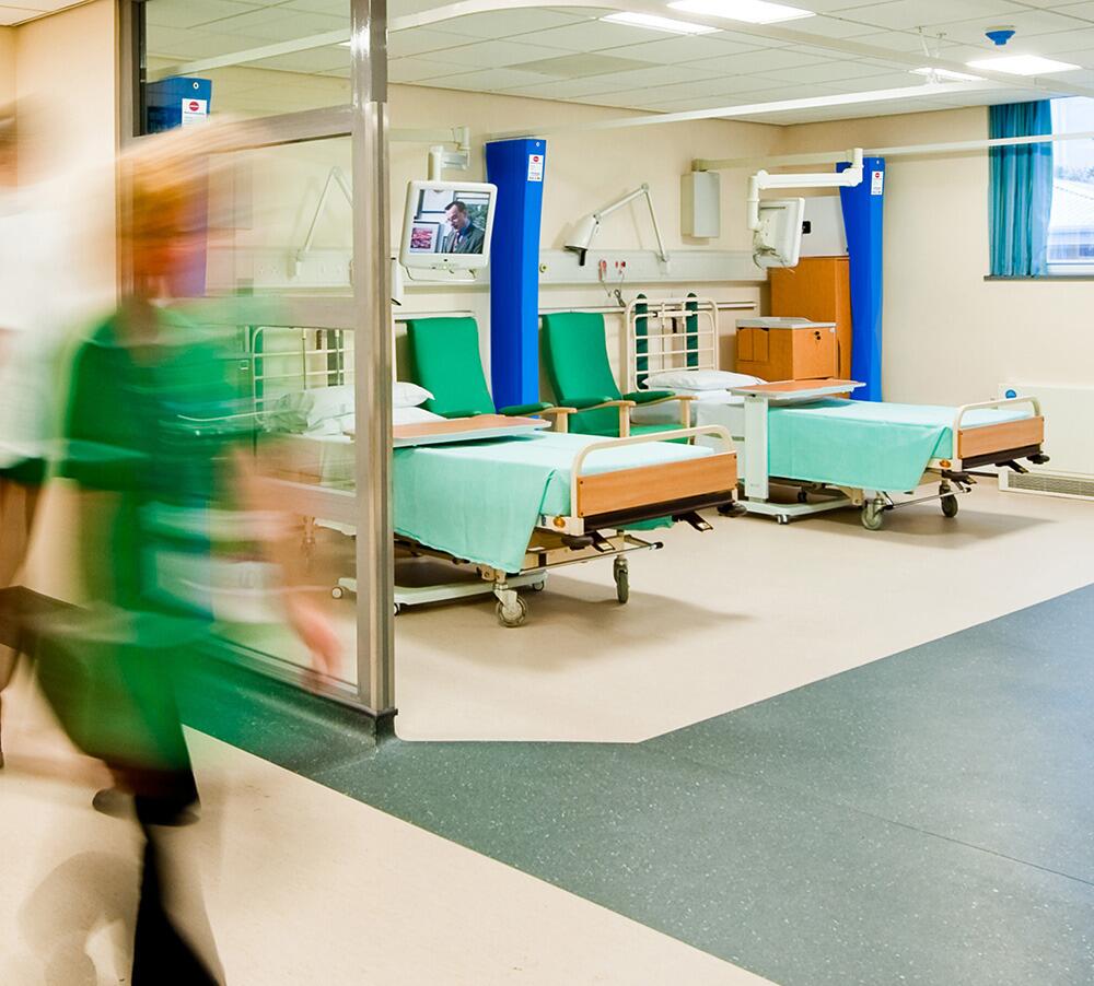 Disposable Medical Curtains by Medi-Curtain - Grey - U Top - Full Width ...