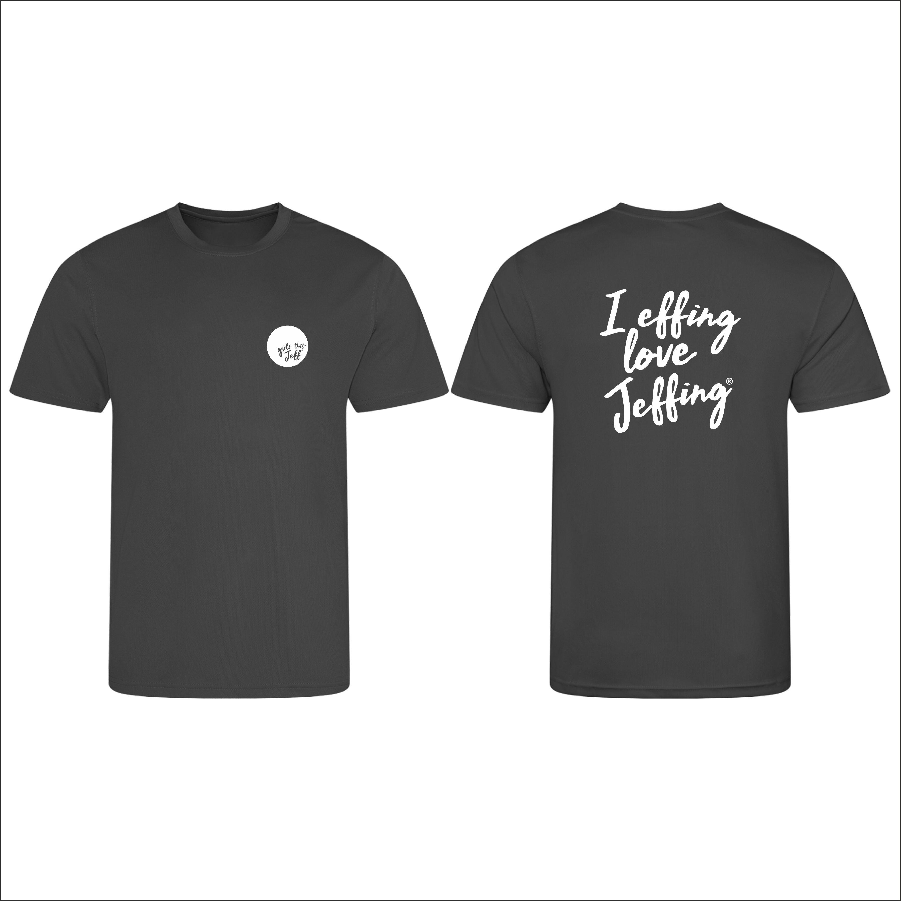 I Effing Love Jeffing® Design - Unisex Sports T-Shirt (JC001)