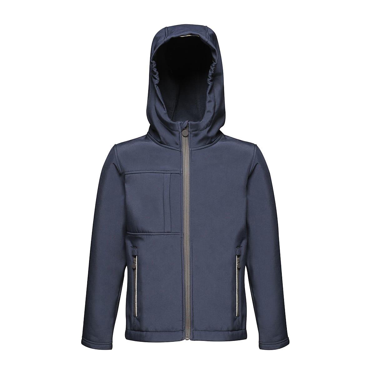 Regatta Junior Octagon Hooded Softshell Jacket | TRA622 | Workwear ...