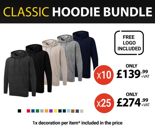 Classic Hoodie Bundle (Including Customisation)