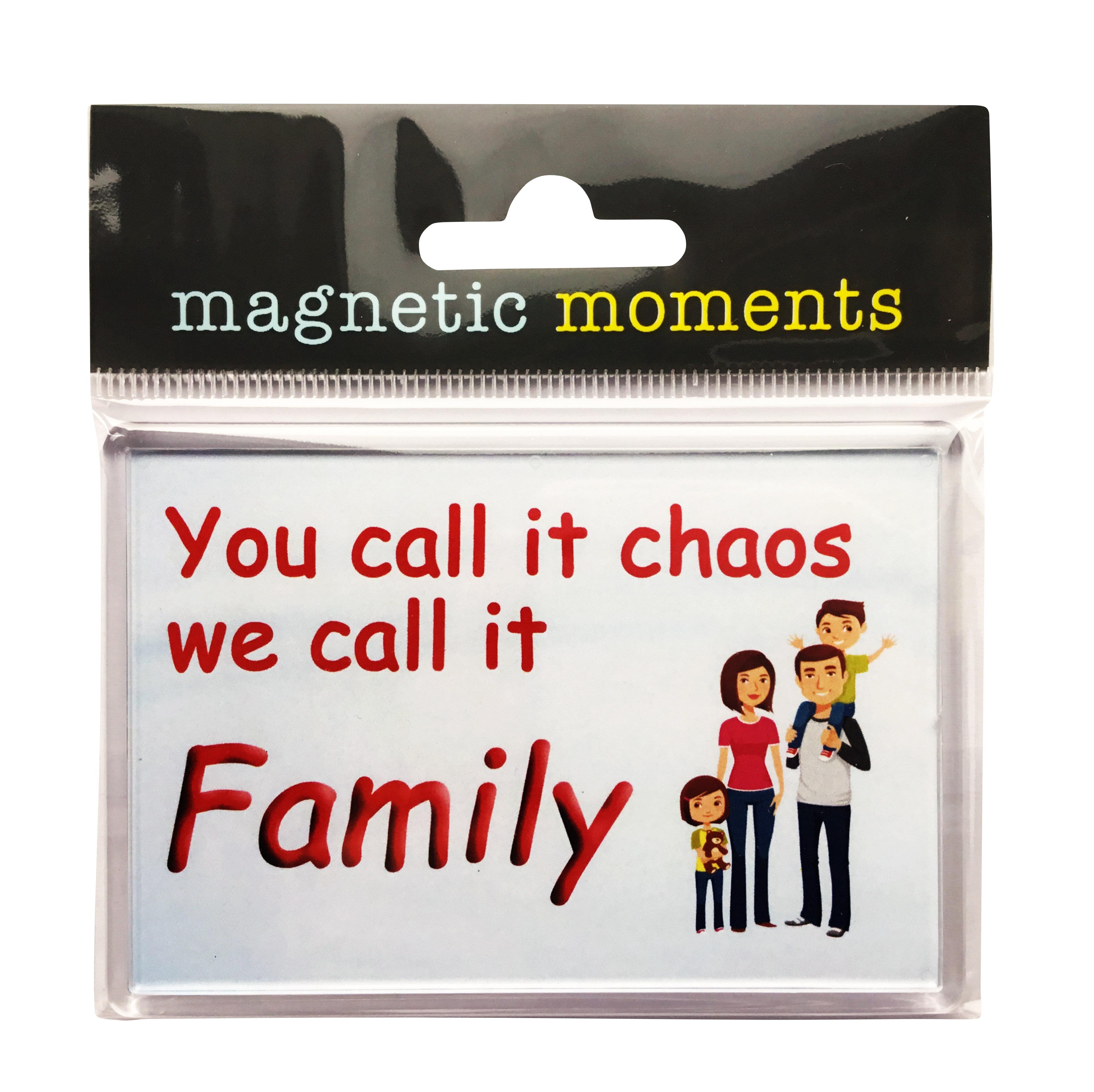 Magnetic Moments - You call it chaos, we call it family pk of 3