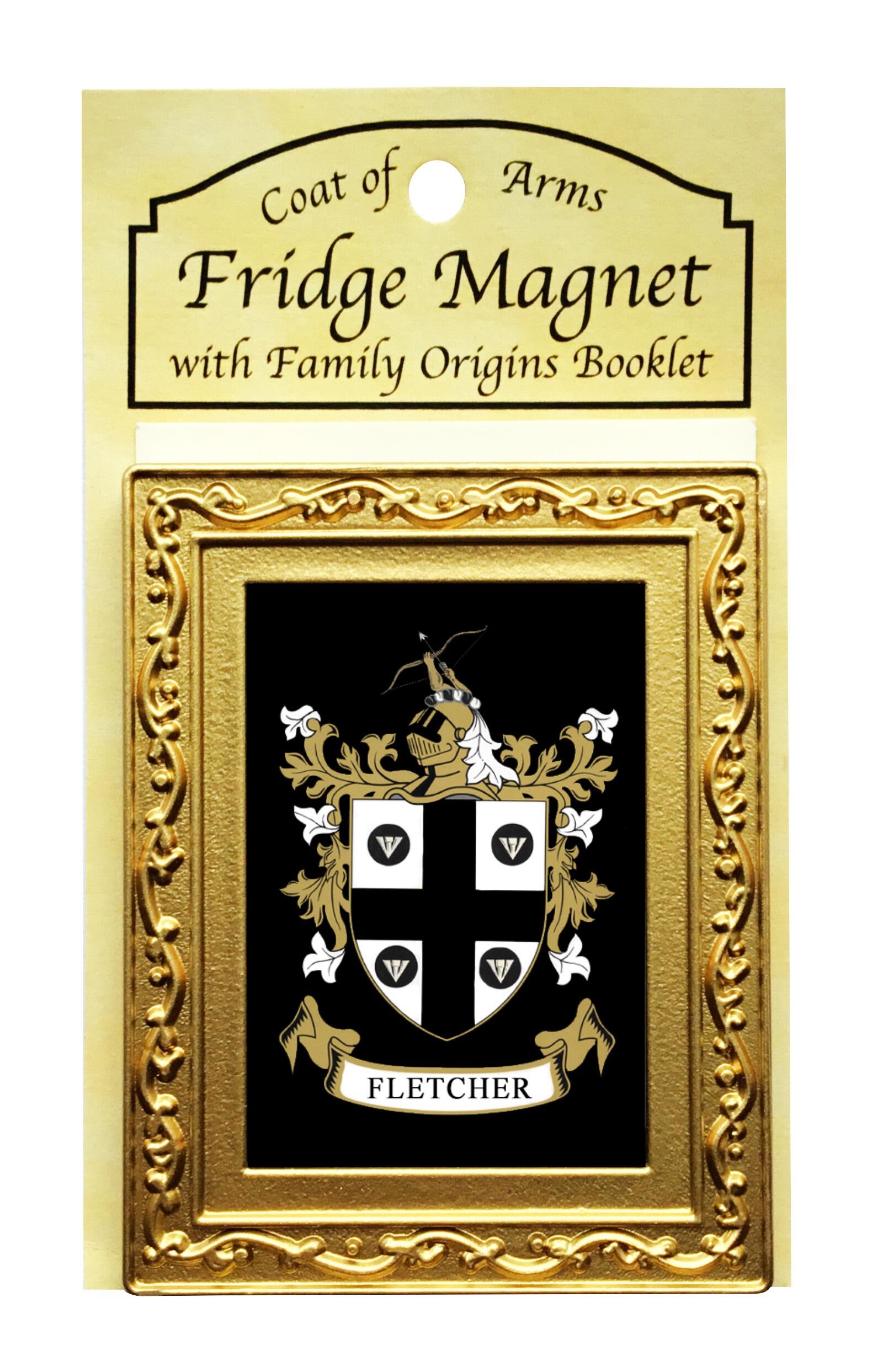 Fletcher Coat of Arms Magnet | Family Crest Gift