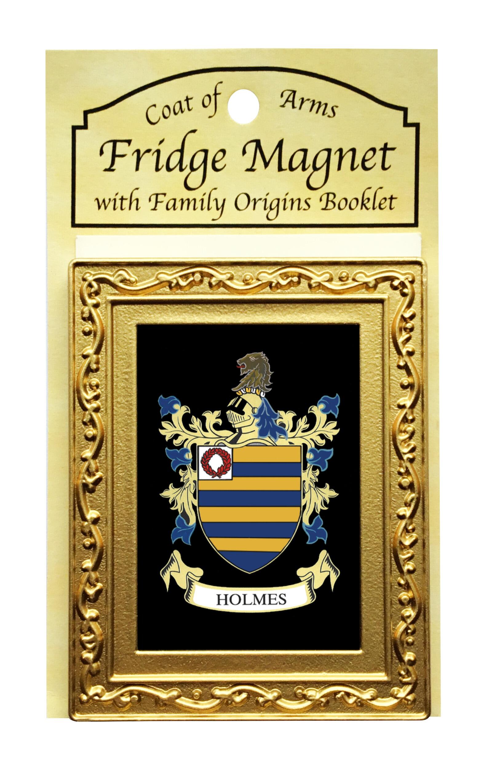 Holmes Coat of Arms Magnet | Family Crest Gift