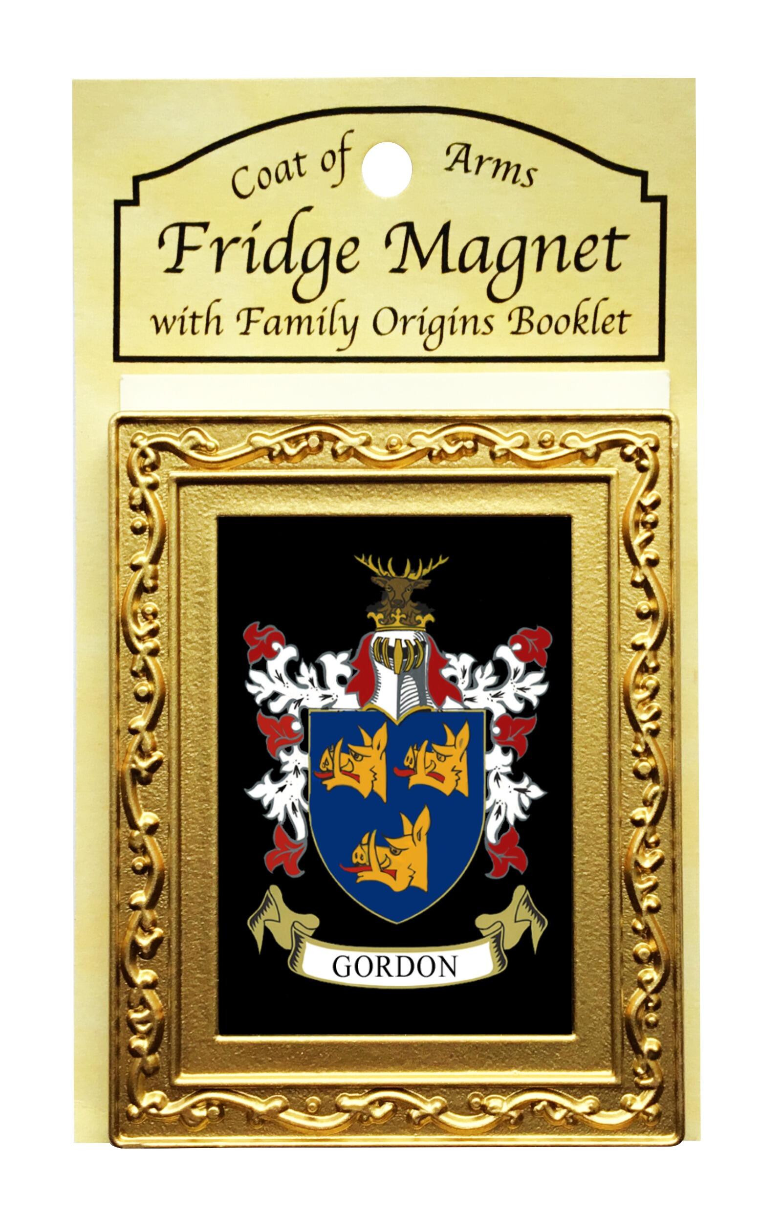 Gordon Coat of Arms Magnet | Family Crest Gift