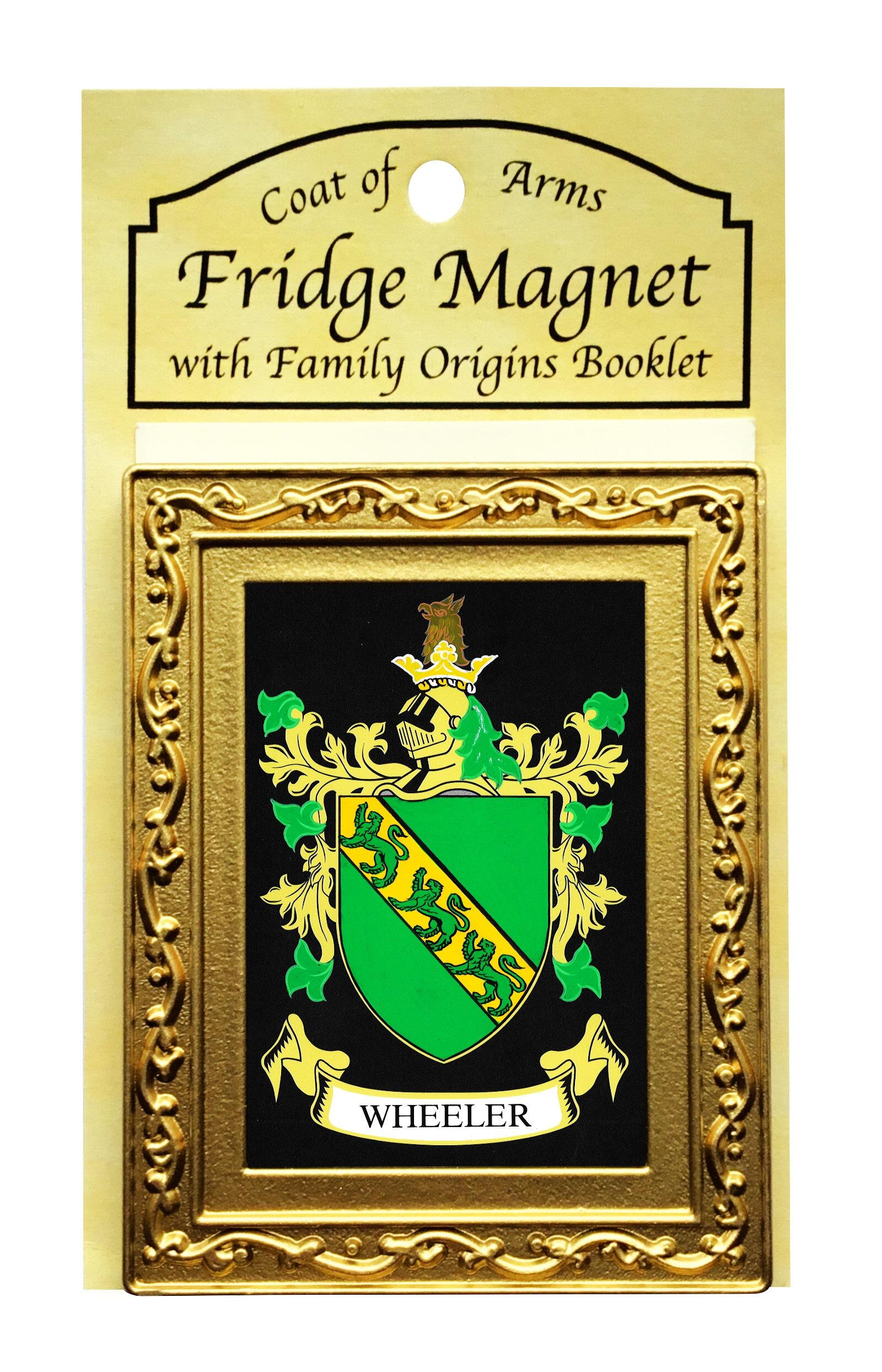 Wheeler Coat of Arms Magnet | Family Crest Gift