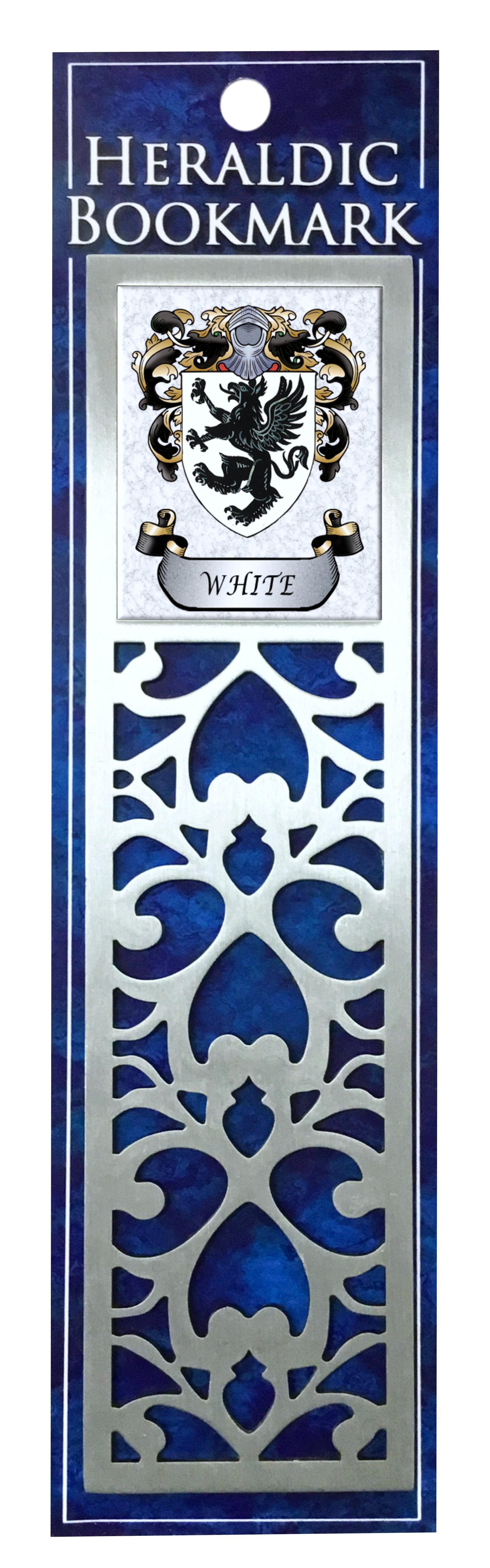 Coat of Arms Bookmark - White pk of 3