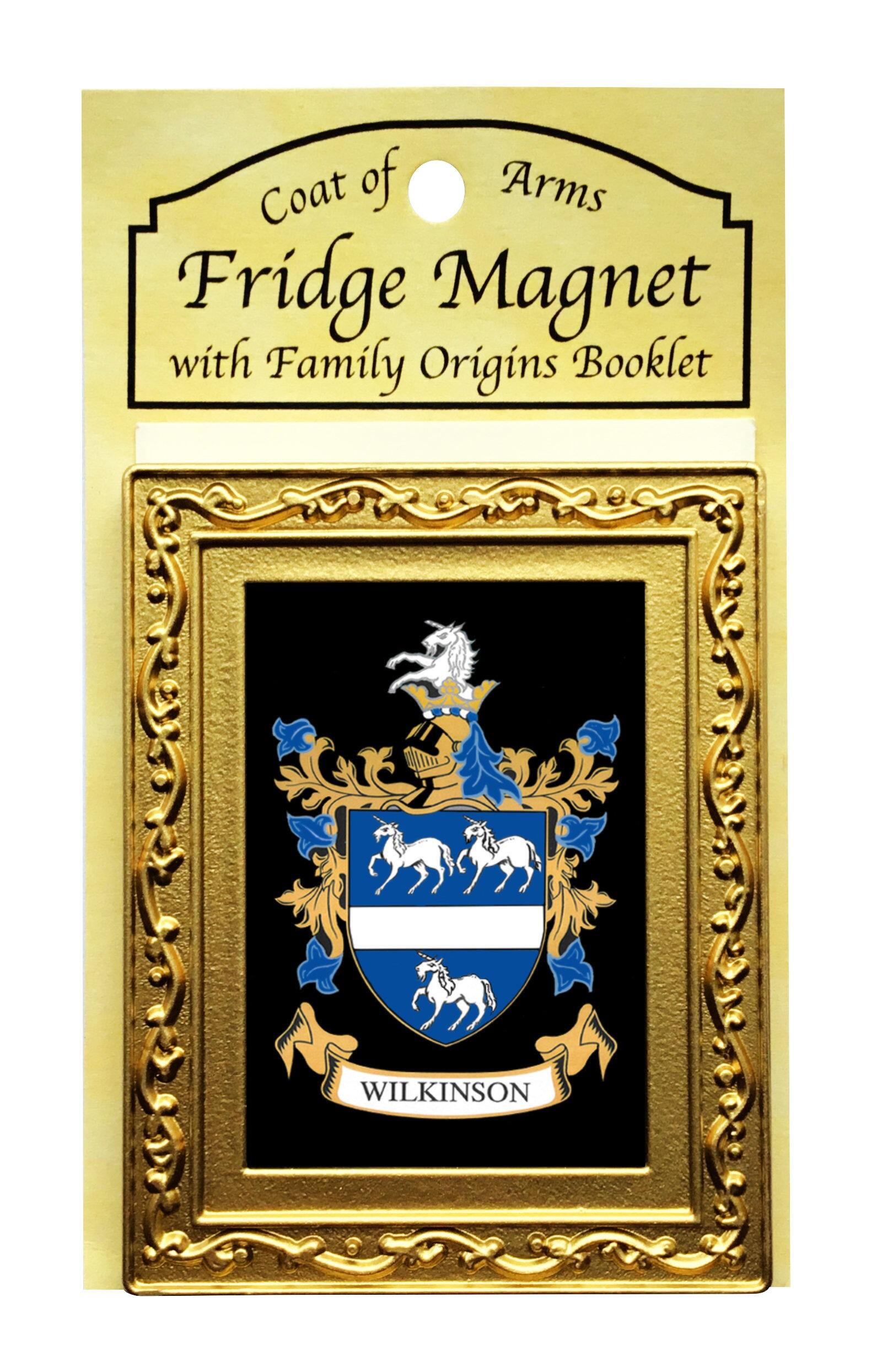 Wilkinson Coat of Arms Magnet | Family Crest Gift
