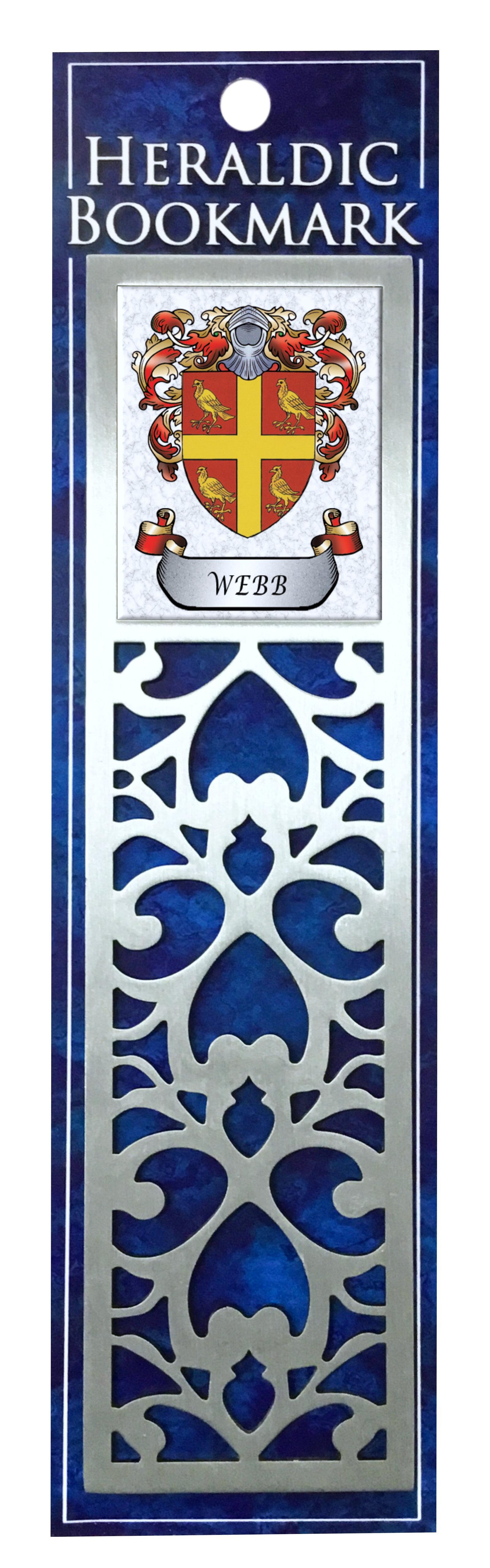 Coat of Arms Bookmark - Webb pk of 3