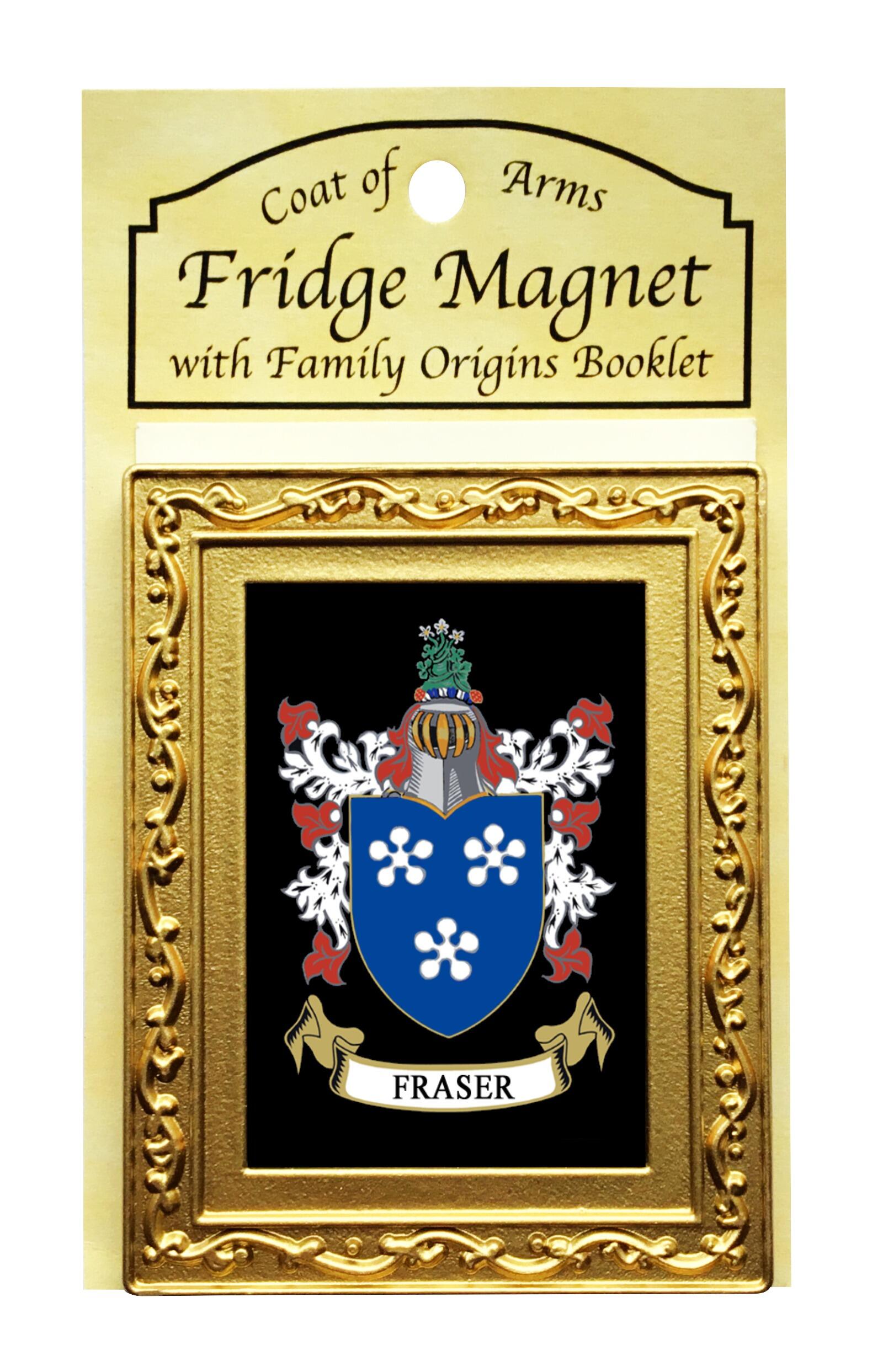 Fraser Coat of Arms Magnet | Family Crest Gift