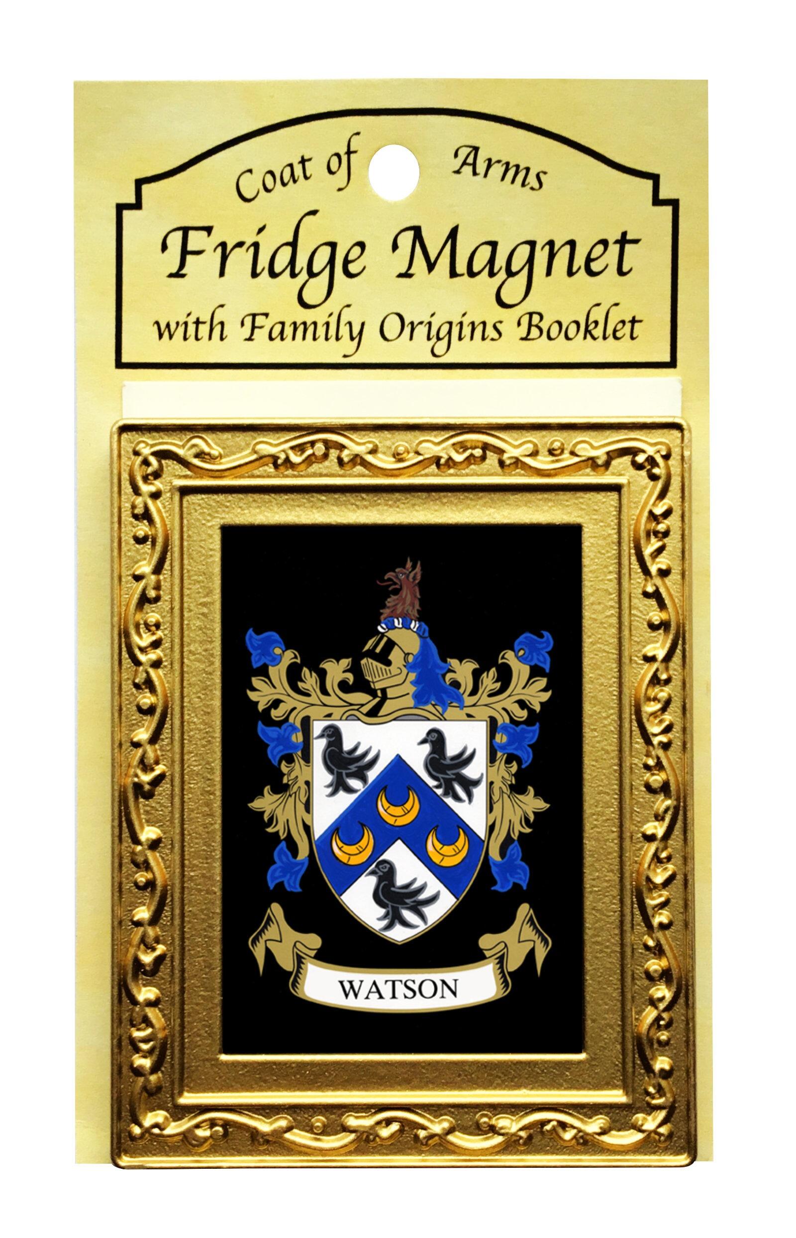 Watson Coat of Arms Magnet | Family Crest Gift
