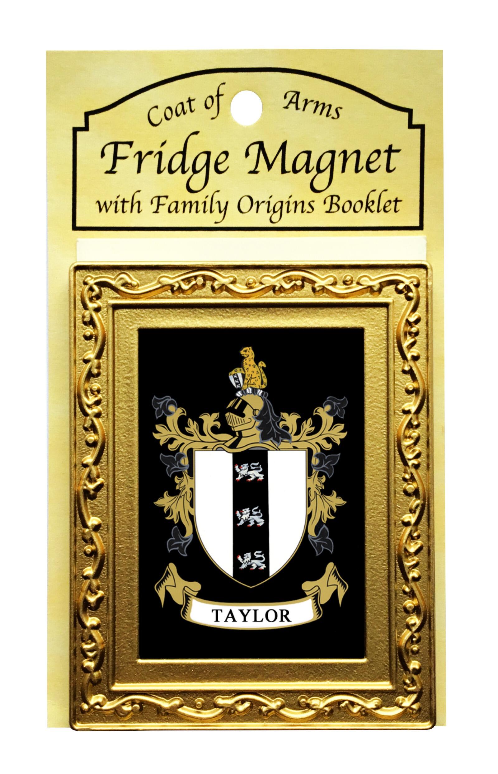 Taylor Coat of Arms Magnet | Family Crest Gift