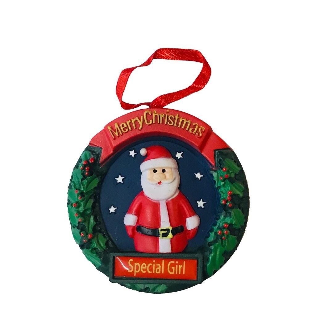 Xmas Tree Deco Santa - Special Girl