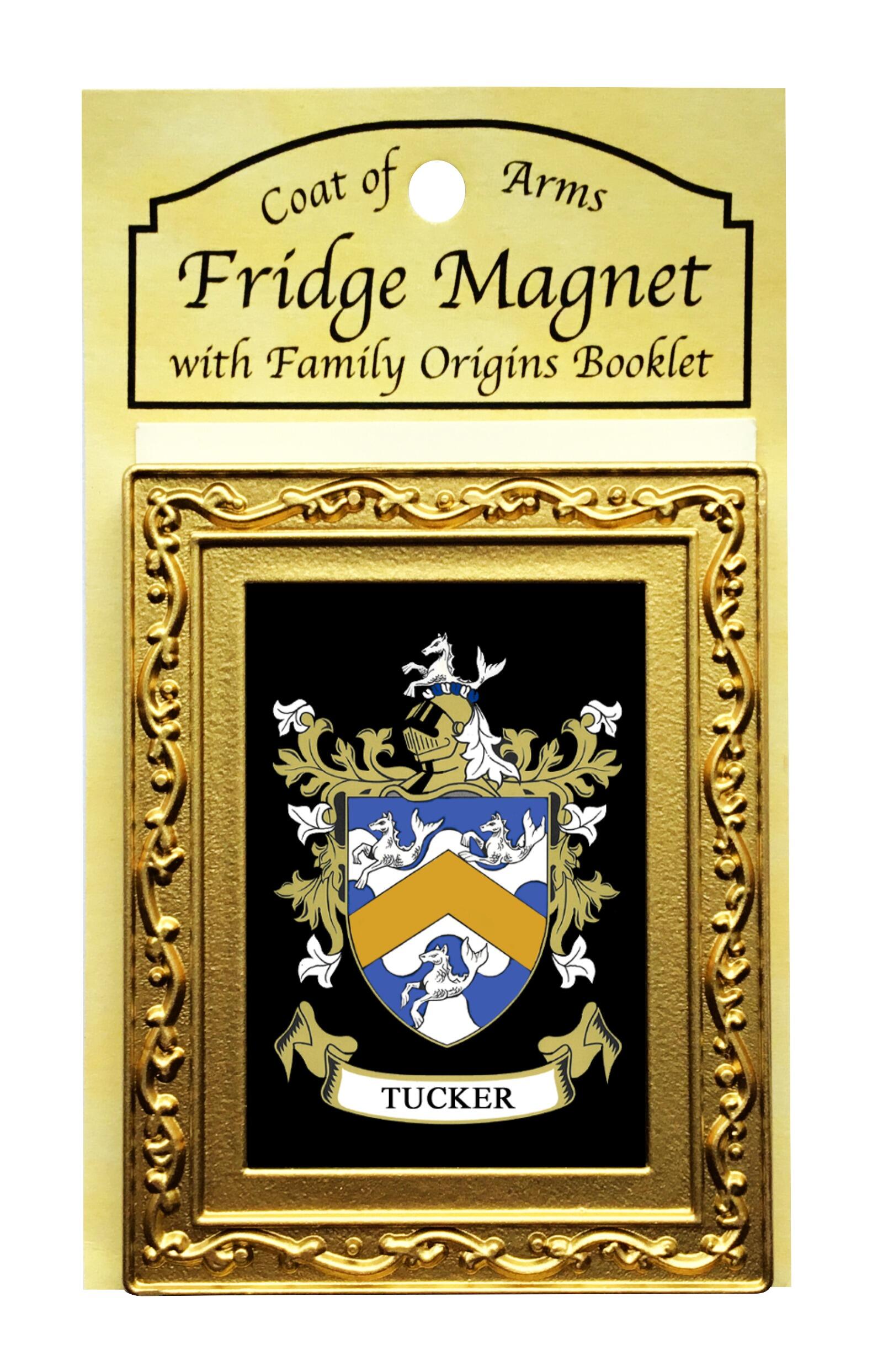 Tucker Coat of Arms Magnet | Family Crest Gift