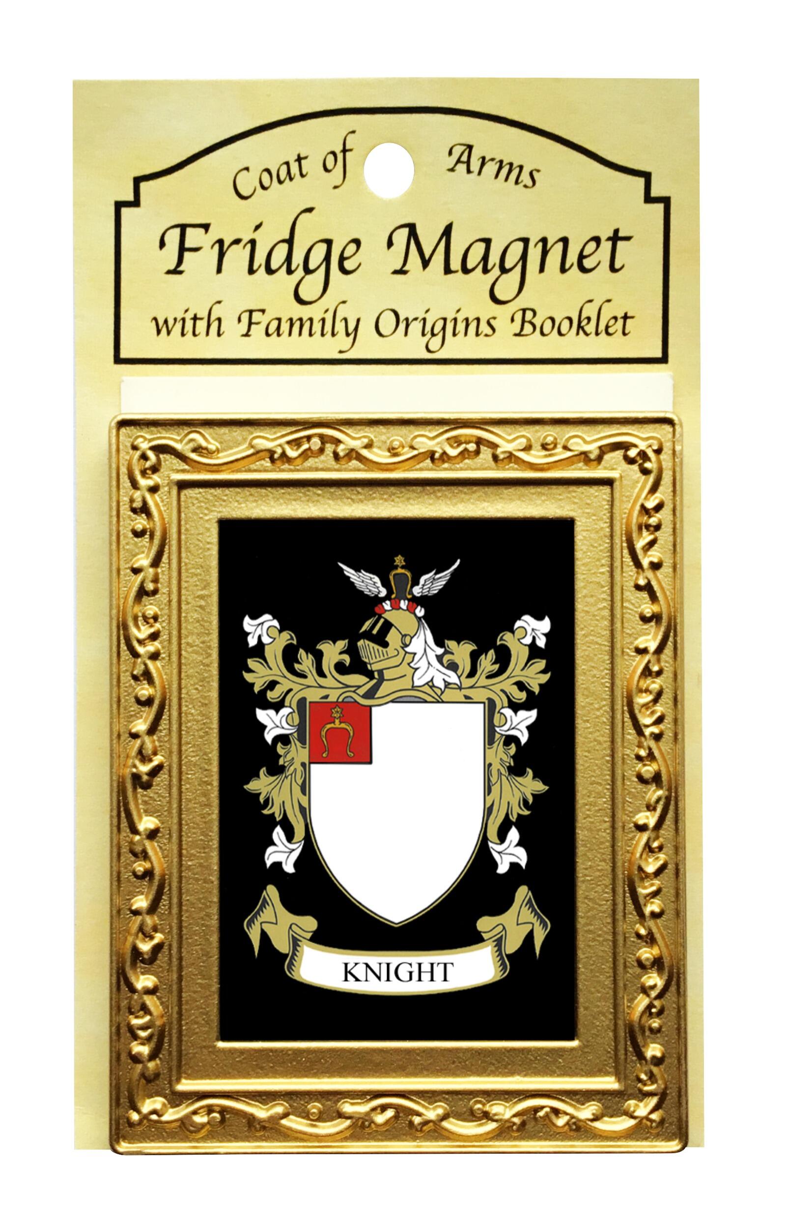 Knight Coat of Arms Magnet | Family Crest Gift