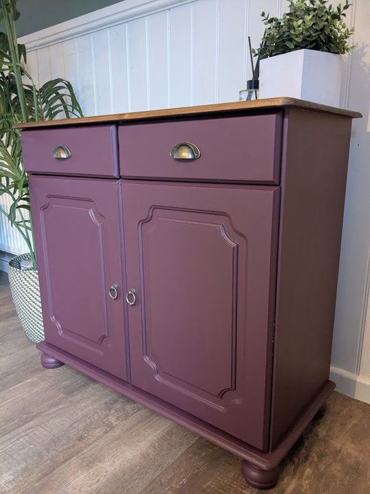 Purple Upcycled Pine Cupboard | Cupboards & Cabinets | Reduce. Reuse ...