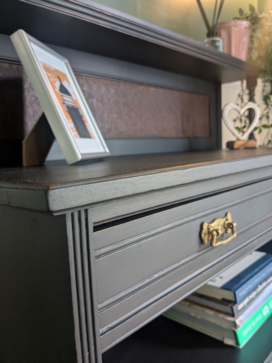 Black Floral Bookcase | Bookcases | Reduce. Reuse. Refurbish