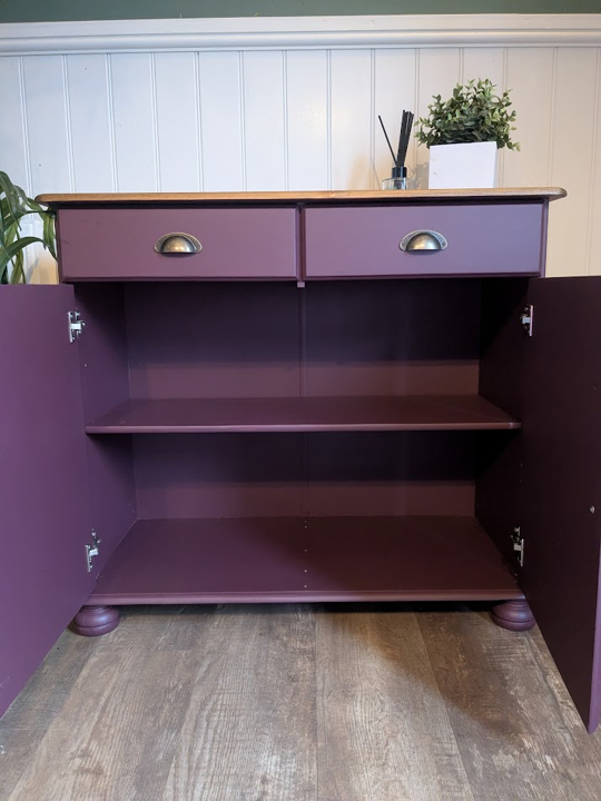 Purple Upcycled Pine Cupboard | Cupboards & Cabinets | Reduce. Reuse ...