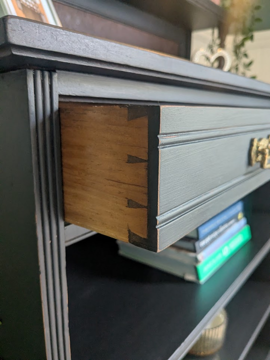 Black Floral Bookcase | Bookcases | Reduce. Reuse. Refurbish