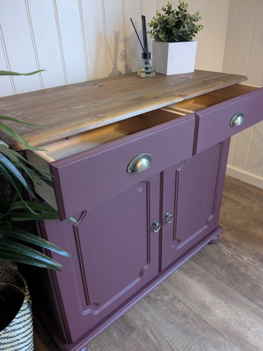 Purple Upcycled Pine Cupboard | Cupboards & Cabinets | Reduce. Reuse ...