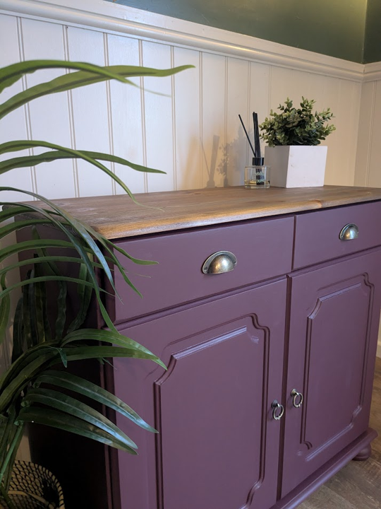 Purple Upcycled Pine Cupboard | Cupboards & Cabinets | Reduce. Reuse ...