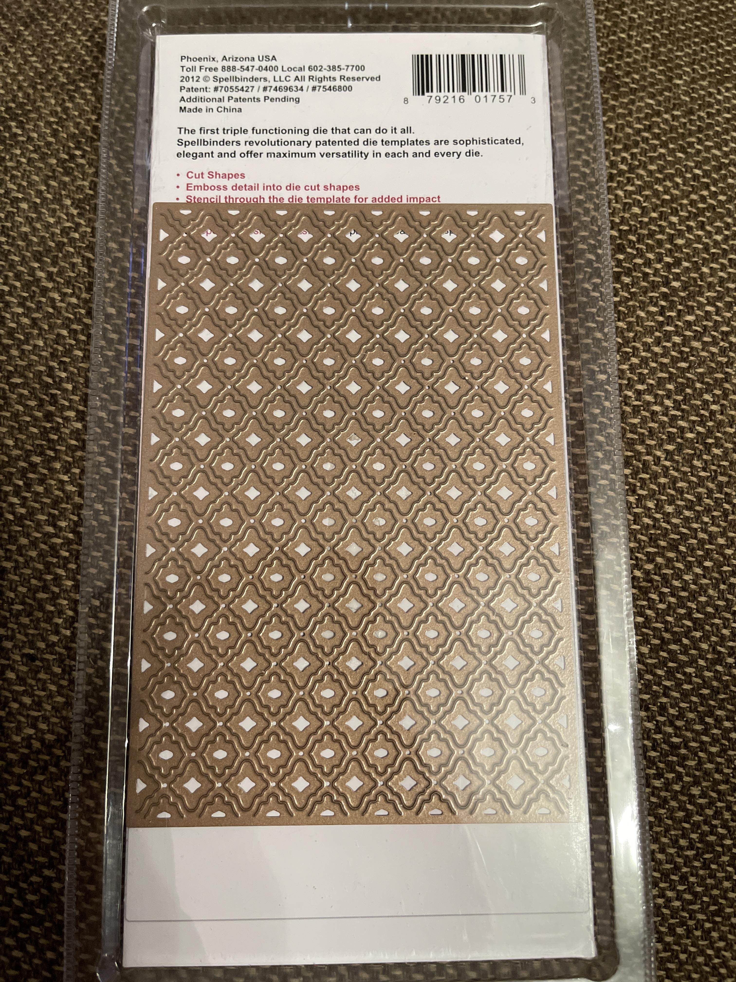 Spellbinders FANCY LATTICE DIE SET