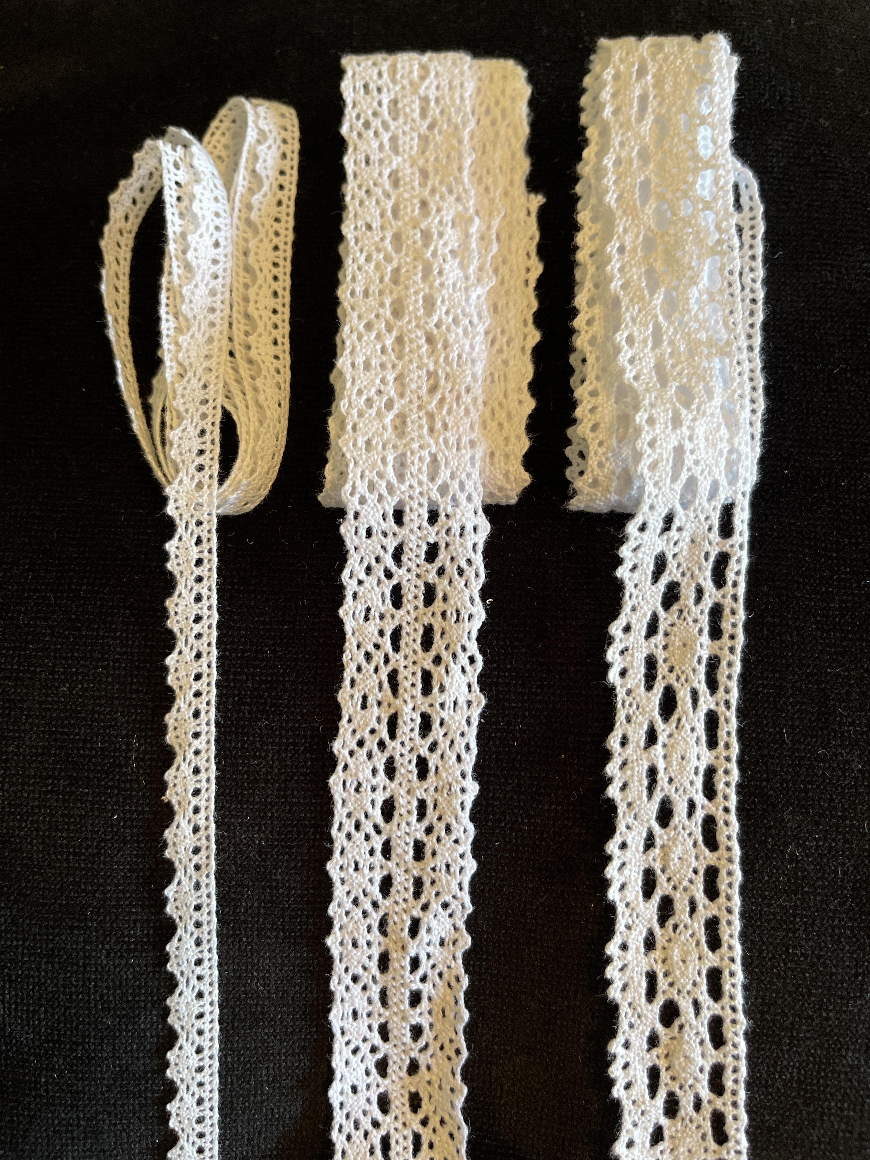White lace set -3 yards