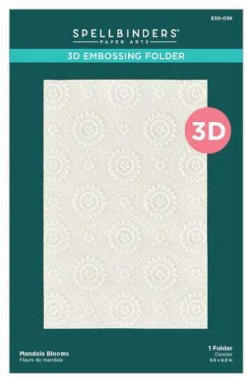 Spellbinders - Mandala Blooms 3D Embossing Folder from the Sealed for ...