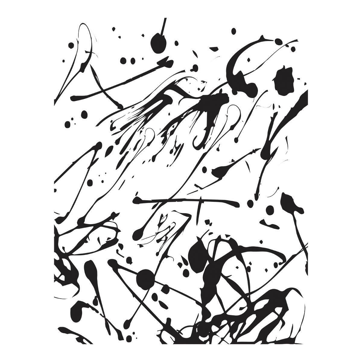 Spellbinders - Memo Splatter BetterPress Plate from the Take Note ...