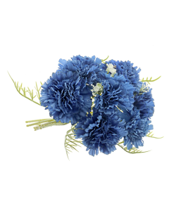 Carnation Bush 37cm - Blue
