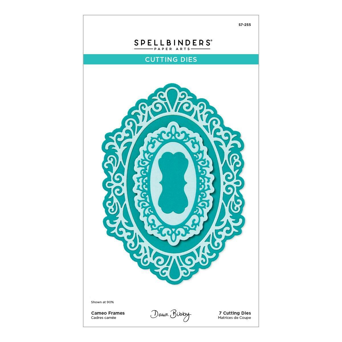 Spellbinders- Cameo Frames Etched Dies from the Peacock Paradise ...