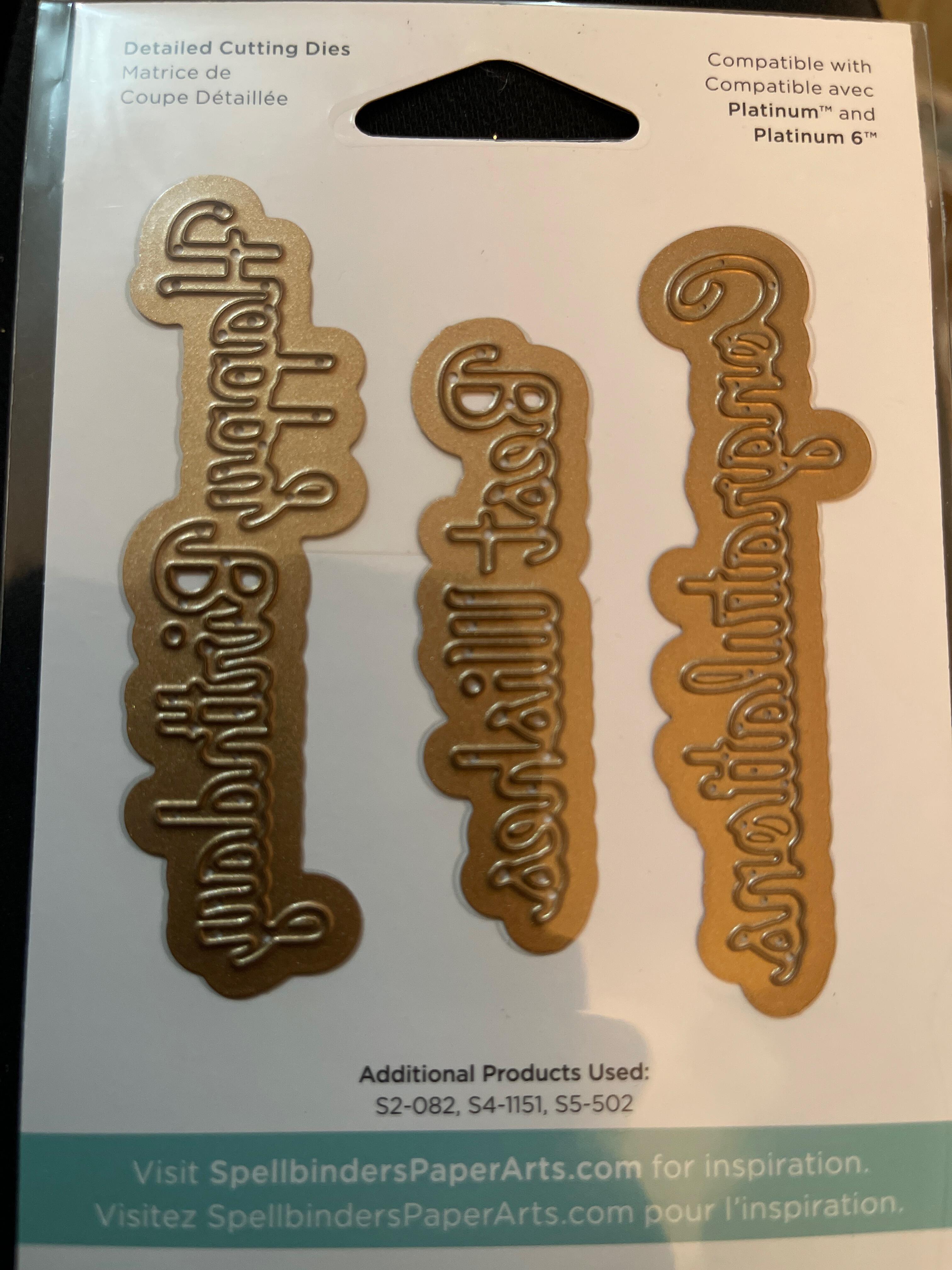 SPELLBINDERS SENTIMENTS ONE S2-082