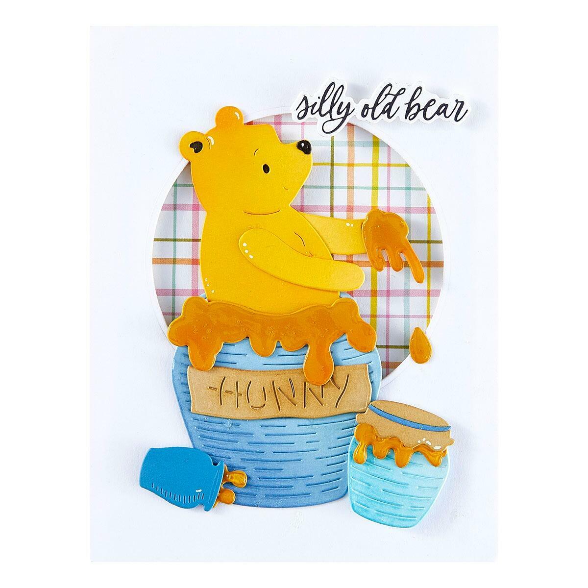 Spellbinders - Pooh's Hunny Pot Etched Dies from the Say Cheese Classic ...