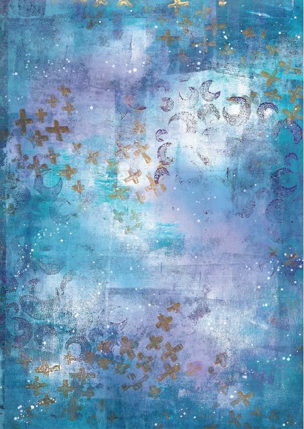 A4 Celestial Background Paper Pack