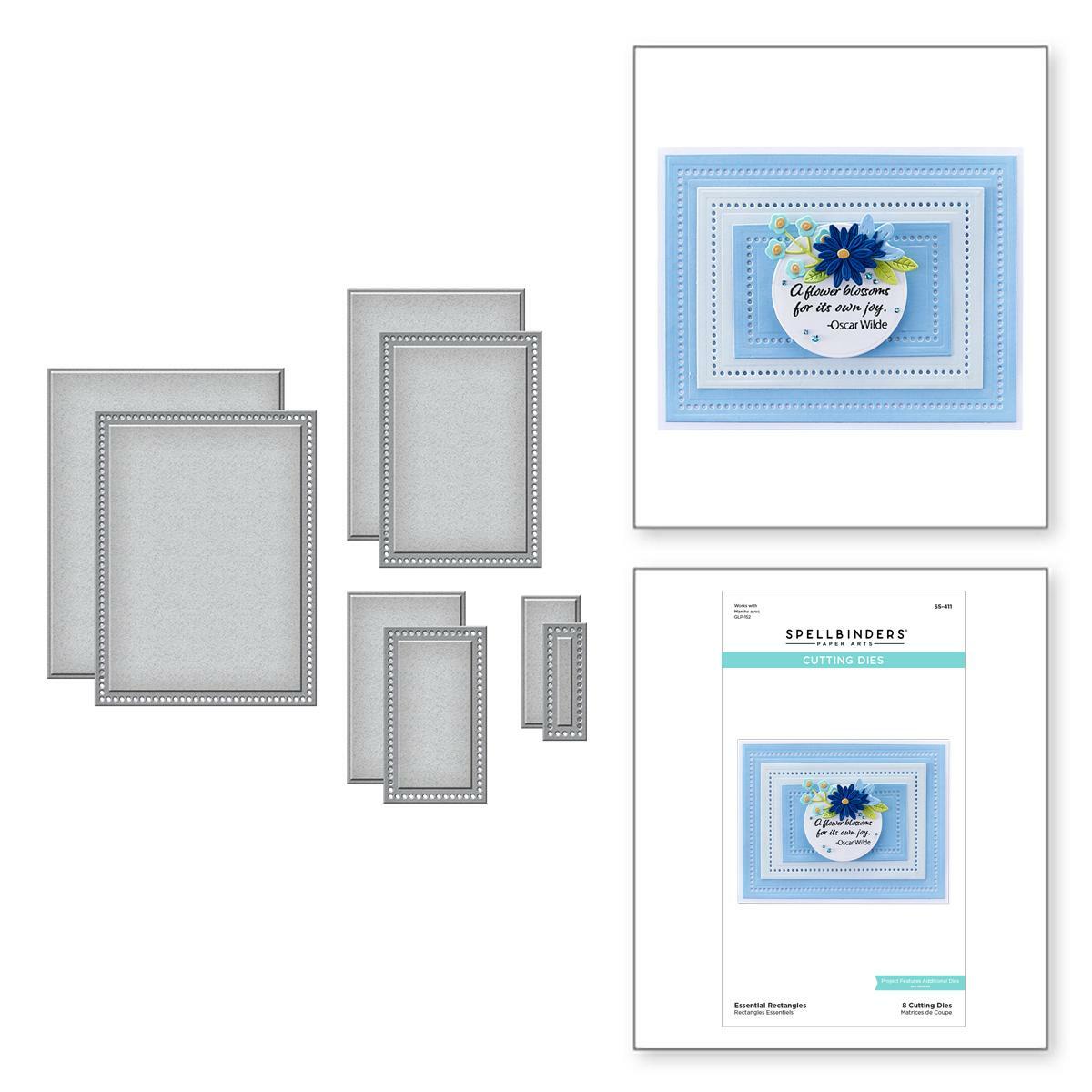 Spellbinders - Nestabilities Essential Rectangles Etched Dies (S5-411)