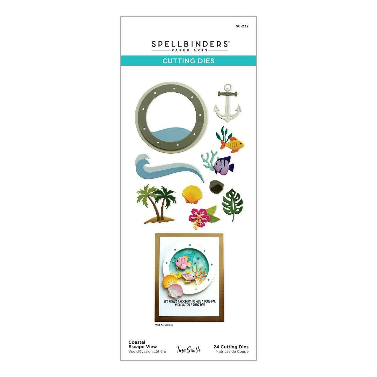 Spellbinders - Coastal Escape View Etched Dies from the Windows with a ...