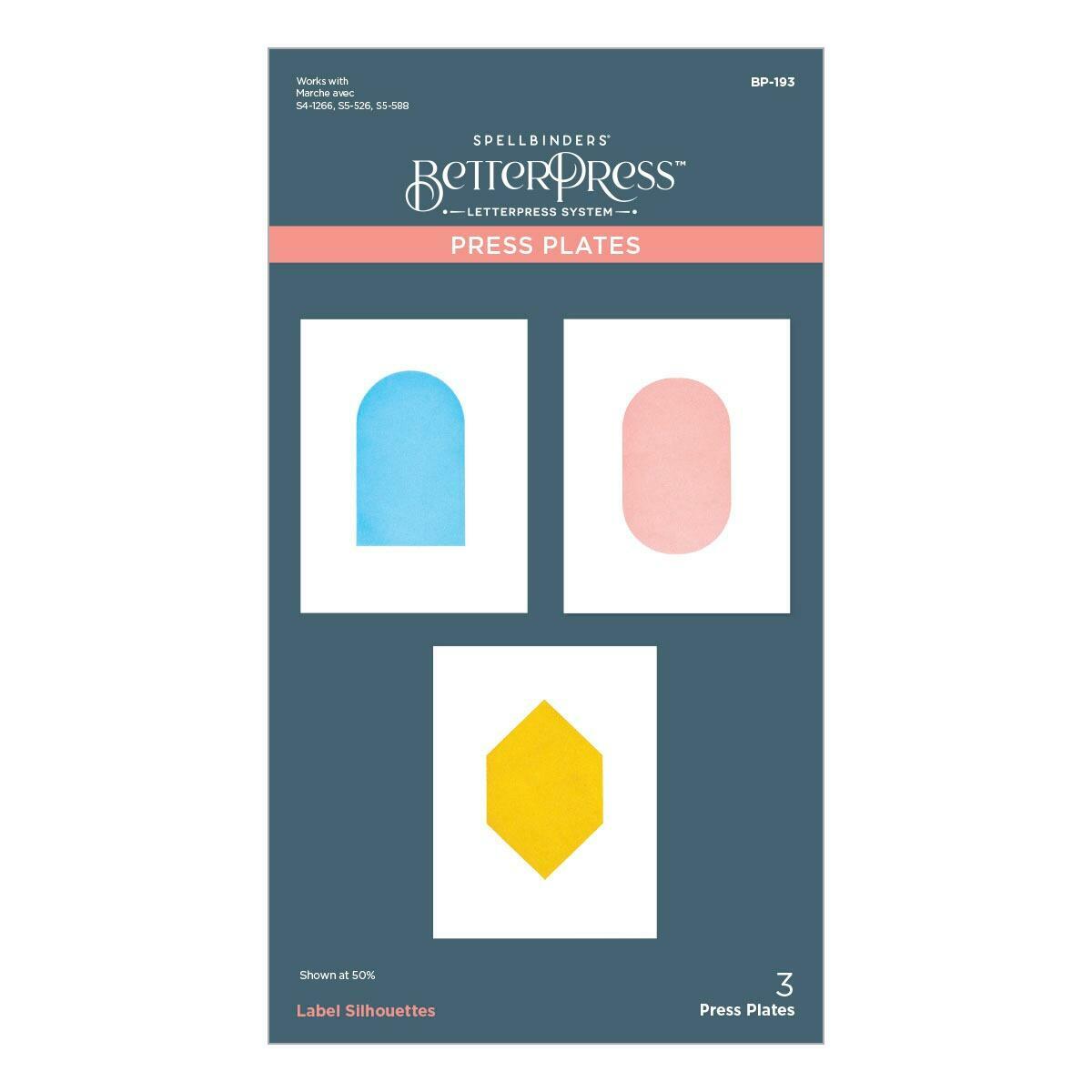 Spellbinders- Label Silhouettes Press Plates from the Sealed 3D ...