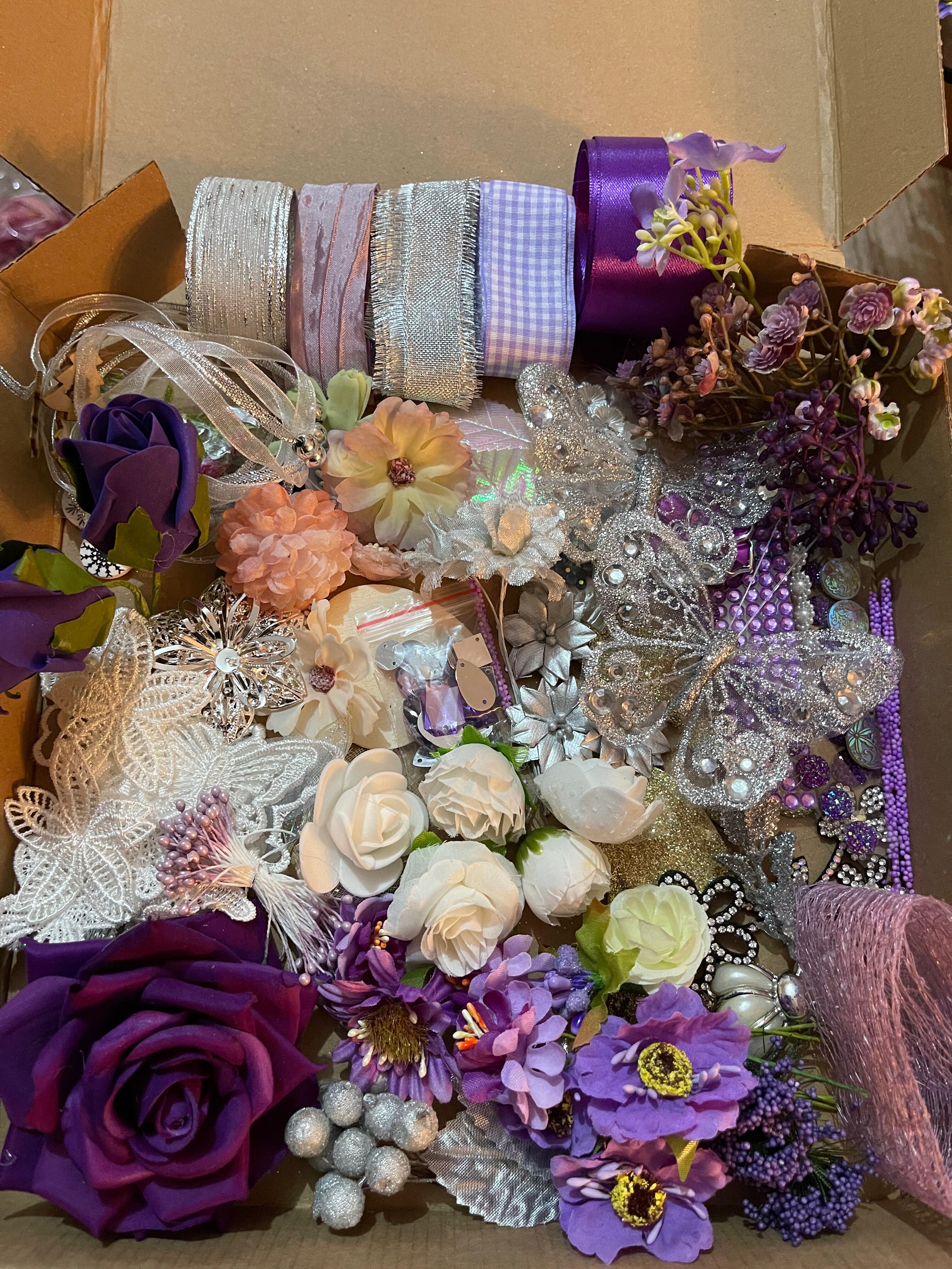 PURPLE EMBELLISHMENT BOX