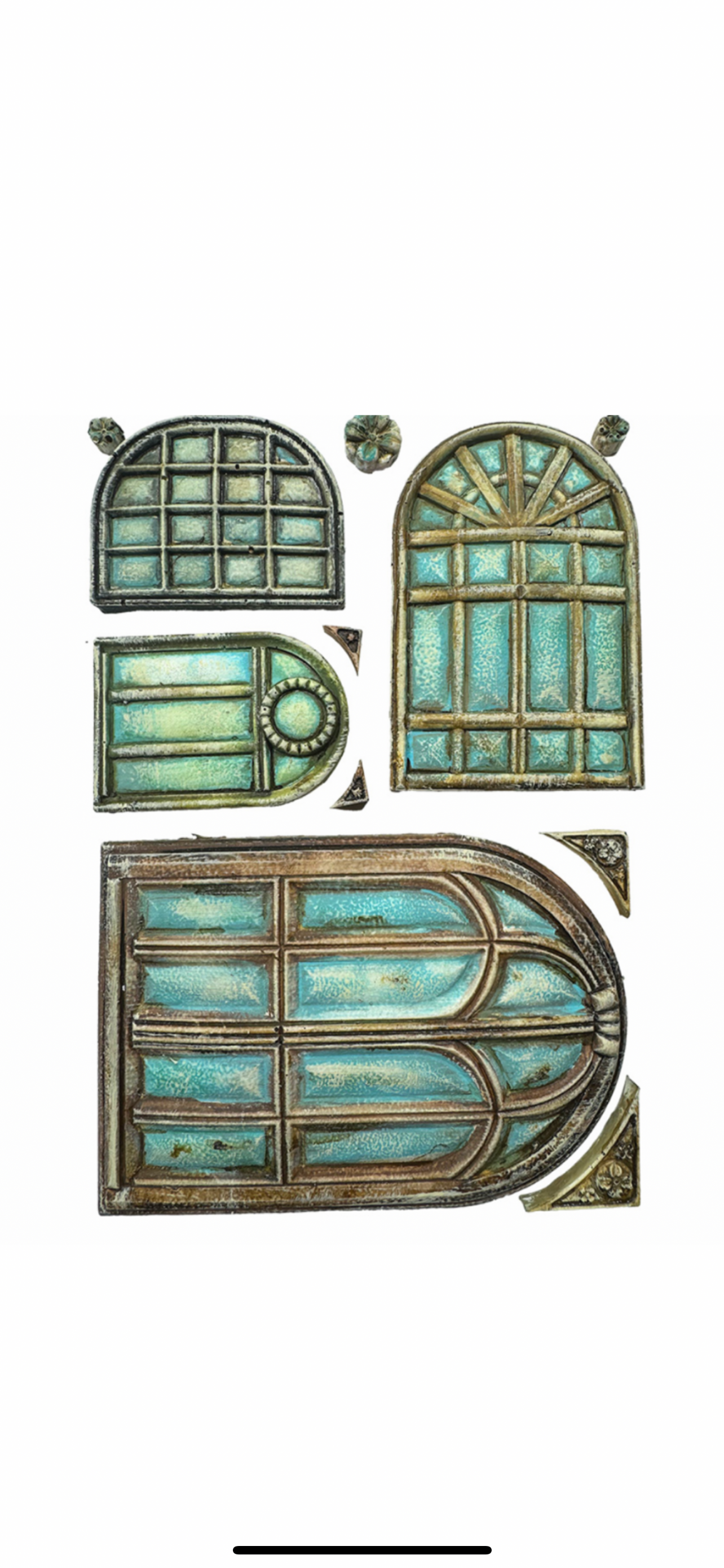 Silicon mould A5 - Masquerade windows