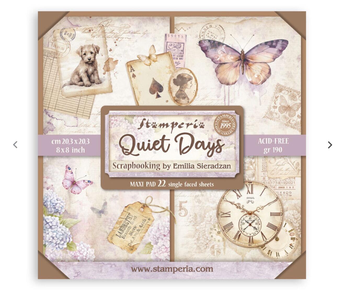 Quiet Days 8x8 Inch Maxi Paper Pack (Single Face) (SBBSXB19