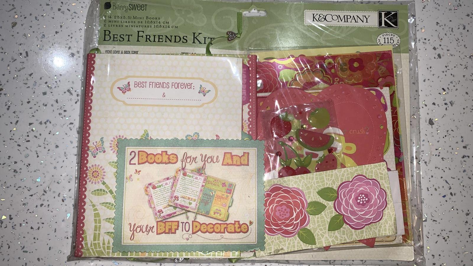 K & Company Mini Books - BEST FRIENDS KIT