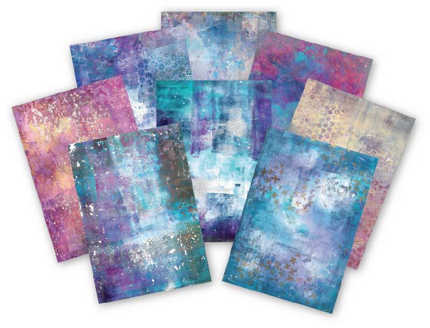 A4 Celestial Background Paper Pack