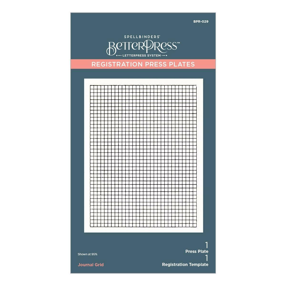 Spellbinders - Journal Grid Registration Press Plates from the Take ...