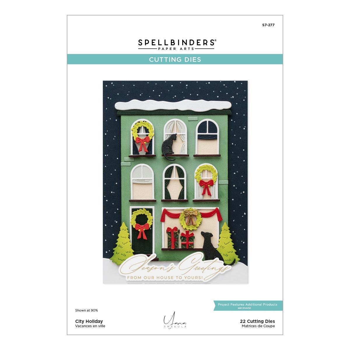 Spellbinders - City Holiday Etched Dies from the City Holiday ...